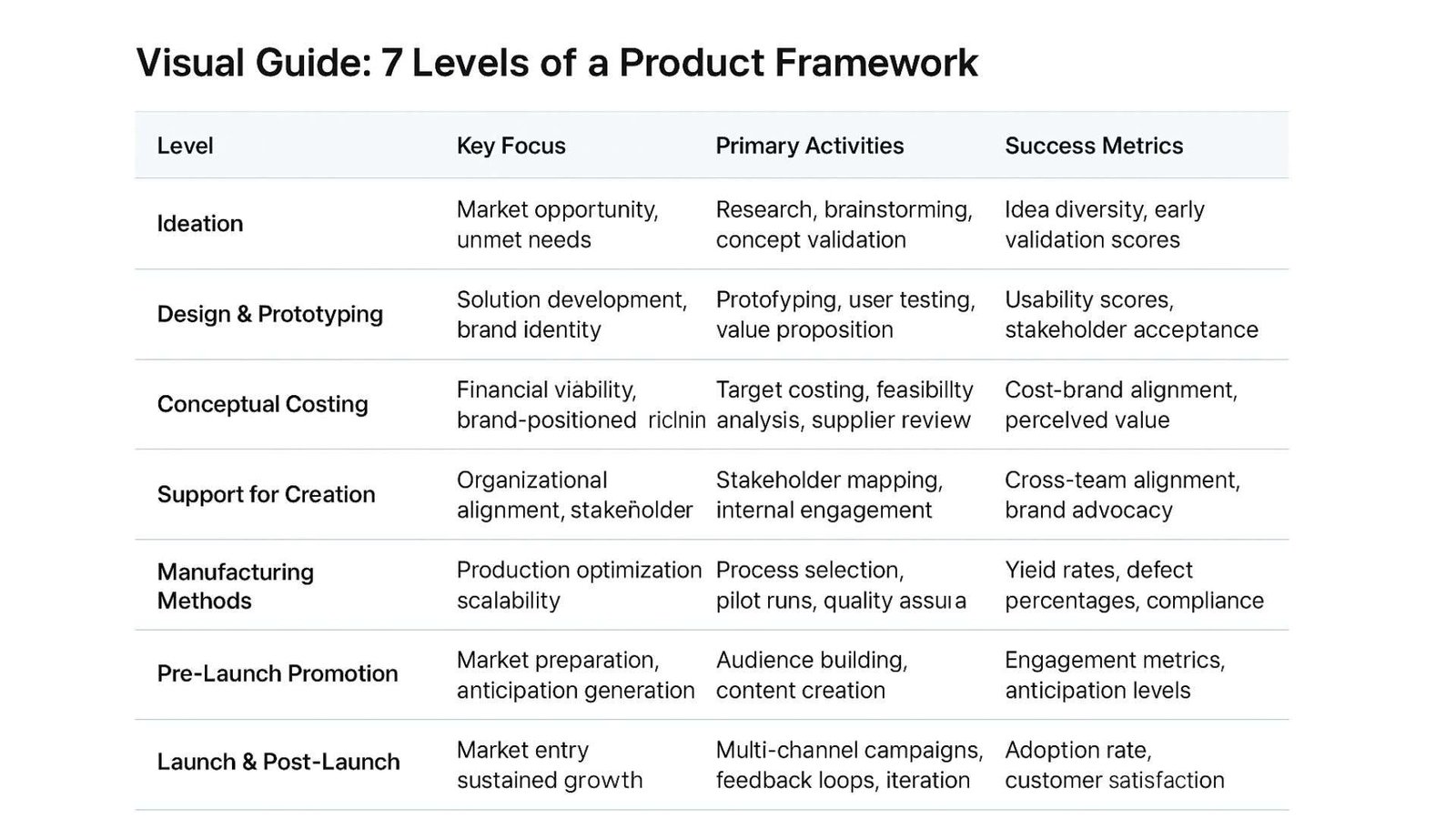 The 7 Levels Of A Product - Topload Brands